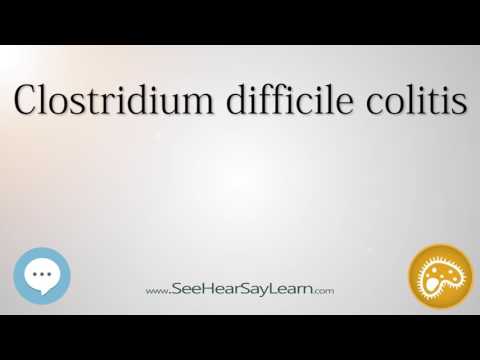 Clostridium difficile colitis 🔊