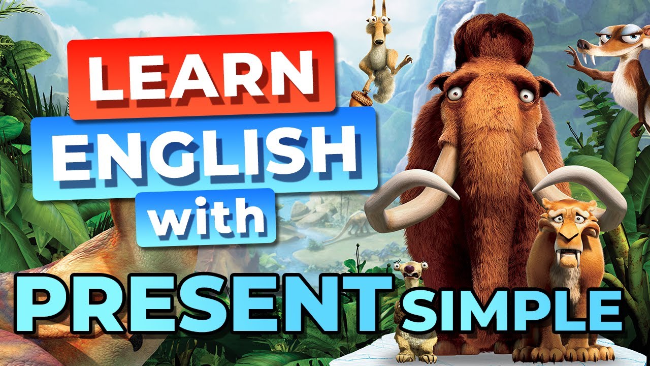 PRESENTE SIMPLE en Inglés en la Era de Hielo (Nivel 1) - Aprende Inglés con Ice Age