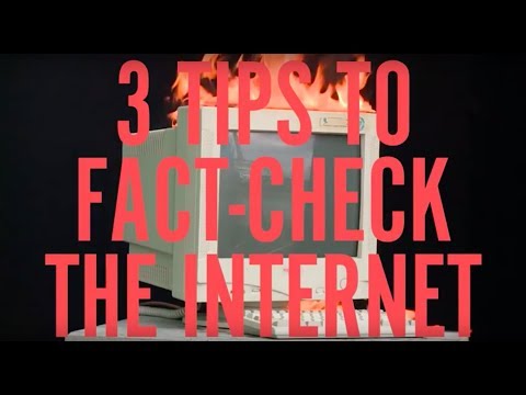 How can you fact check the internet? π€π‘