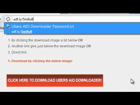 Get the PASSWORD for Ubers AIO Downloader | NO SURVEYS