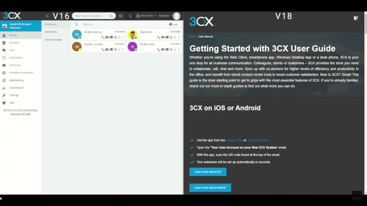 3cx v18 Getting Started