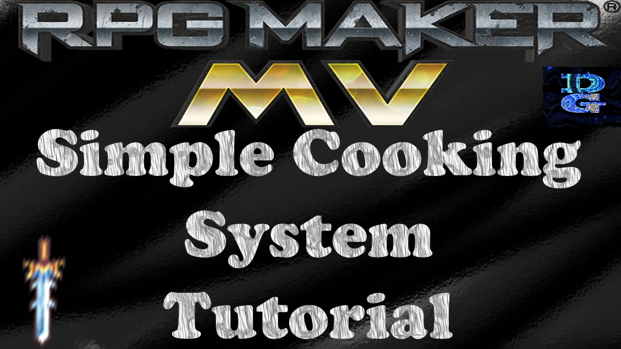 RPG Maker MV Simple Cooking System Tutorial