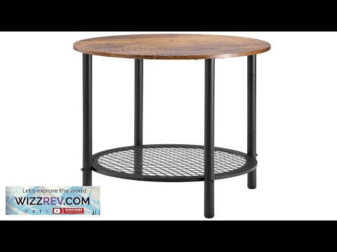 VEVOR 3 Pieces Round Coffee Table Sets 31.5 in Industrial Living Room Review