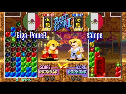 FT10 @spf2t: Giga-PoweR (MX) vs salope (MX) [Super Puzzle Fighter II Turbo spf2 Fightcade] Jun 11