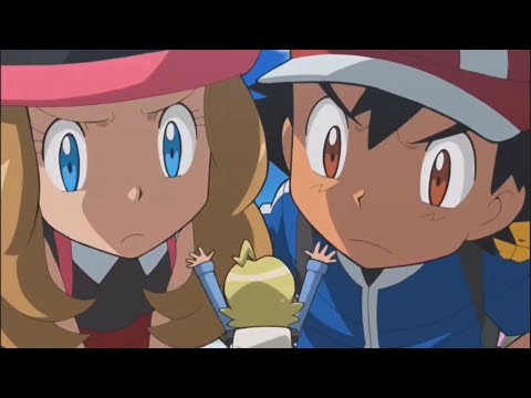 Ash and Serena find out clemont is a gym leader