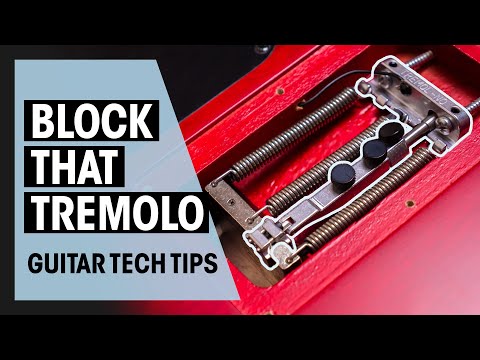 Tremol-No Tremolo Locking Device, Large Clamp Type, CHROME | Reverb