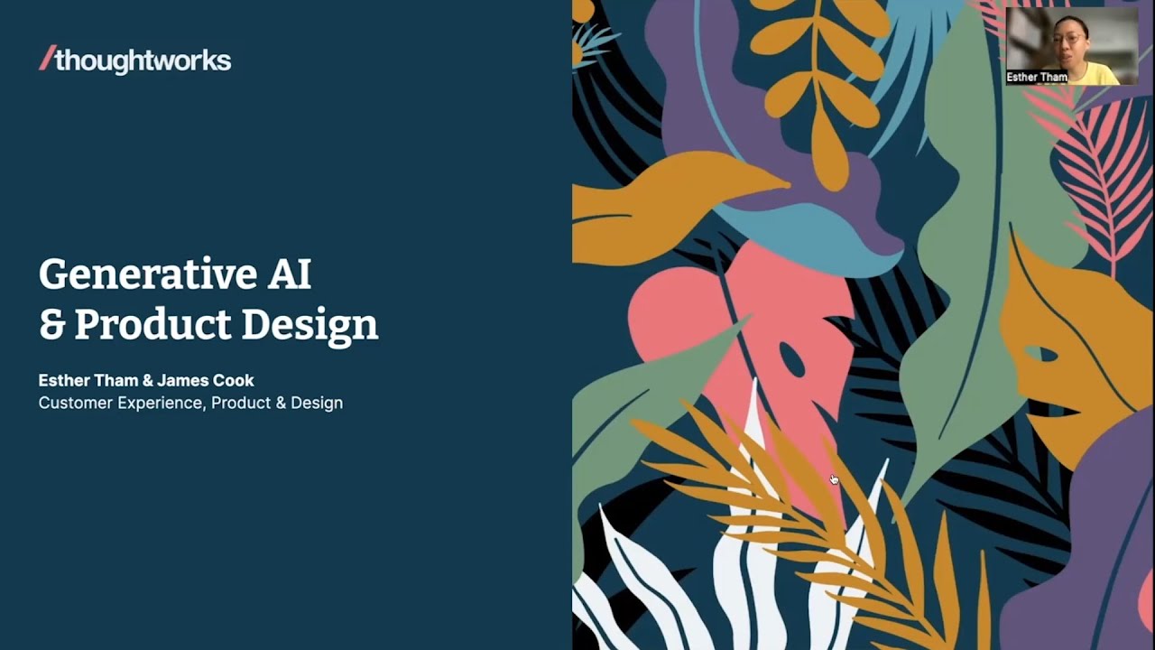 Part 1 - How Generative AI is reshaping product design workflows  - Esther Tham