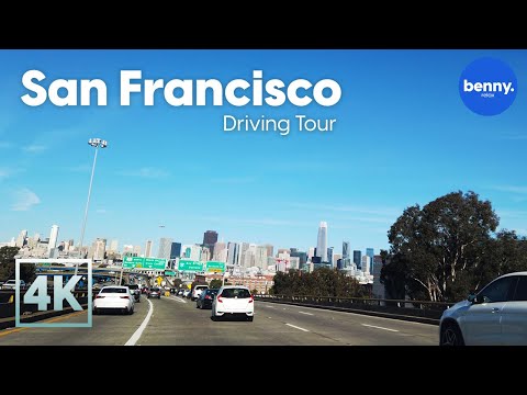 Driving to San Francisco Japantown - California, USA