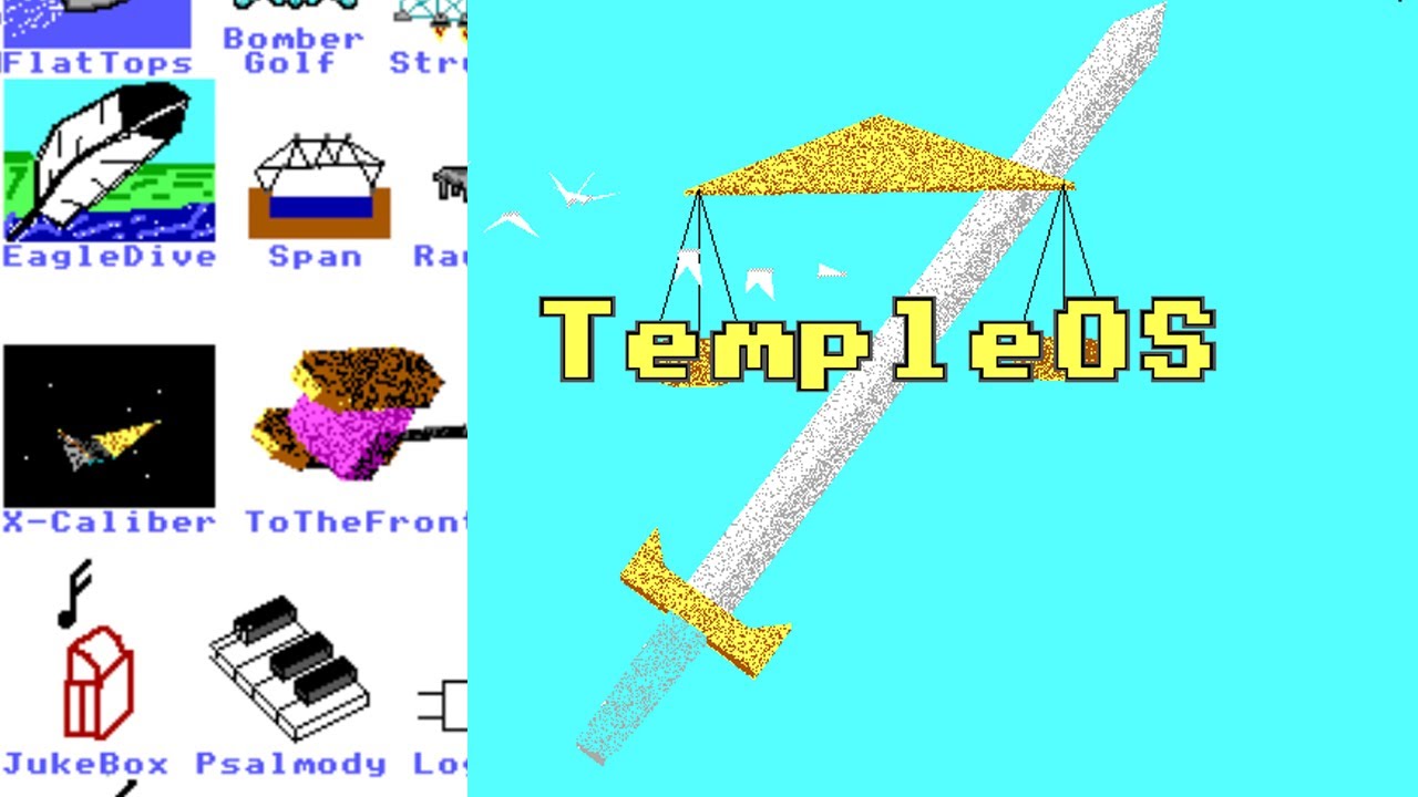 The STRANGEST Operating System - TempleOS