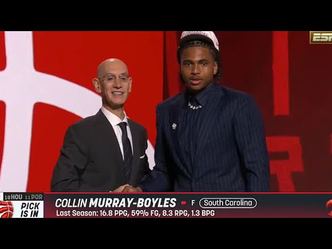 Collin Murray-Boyles Selected #9 Overall by Toronto Raptors in 2025 NBA Draft
