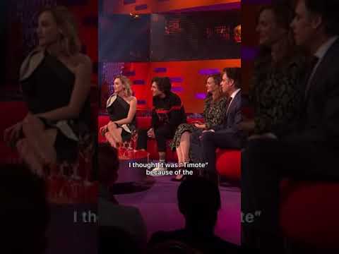 How To Pronounce Timothee Chalamet #shorts