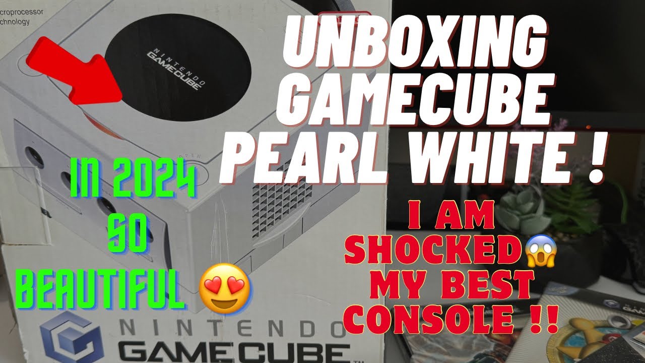 Nintendo Gamecube White Pearl Unboxing 😱Boxed 👍2024 This is A Fantastic Console - Love it so much 😍