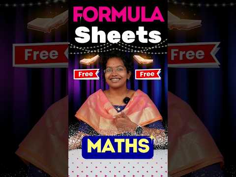 12 Maths 🚀 Formula sheet RELEASED with PDF link in description 🔥#publicexam2024 #hundredmaths