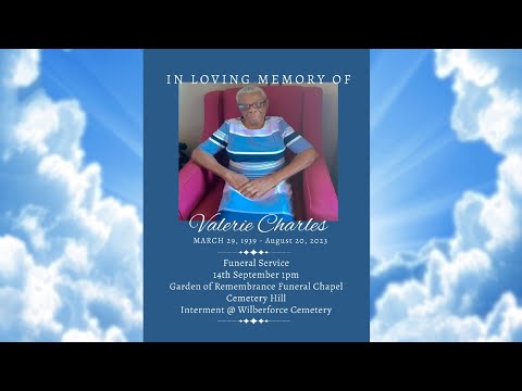 Celebrating the life of Valerie Marilyn Veronica Charles