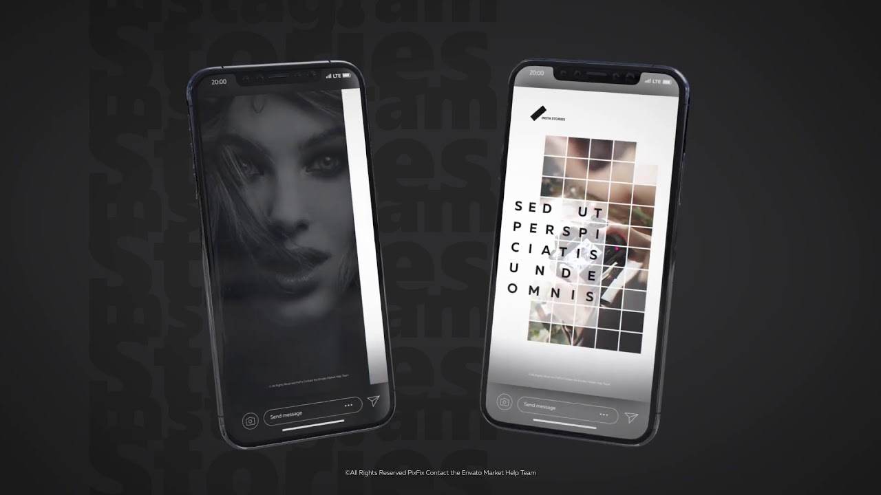 Instagram Stories Slides Vol. 4 | Adobe After Effects template Free download project