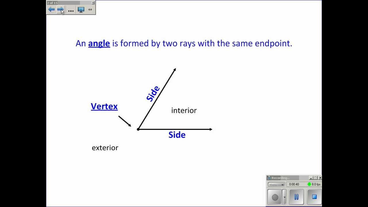 1-4 Measuring Angles