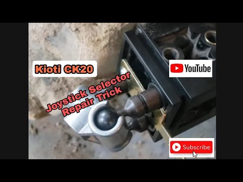 Kioti CK20 joystick selector assembly install