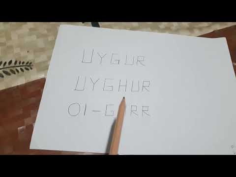 How to Pronounce Uyghur CORRECTLY