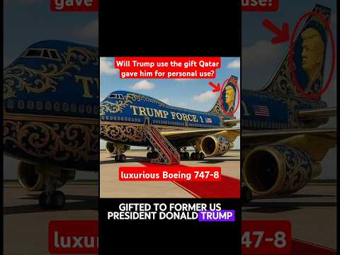 Trump’s $400M Flying Palace Gifted by Qatar – Inside the Golden Jet