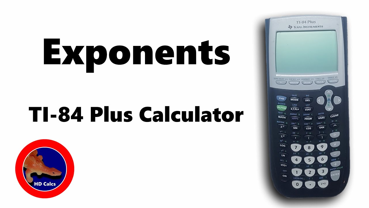 How to solve Exponents on the TI-84 Plus Calculator
