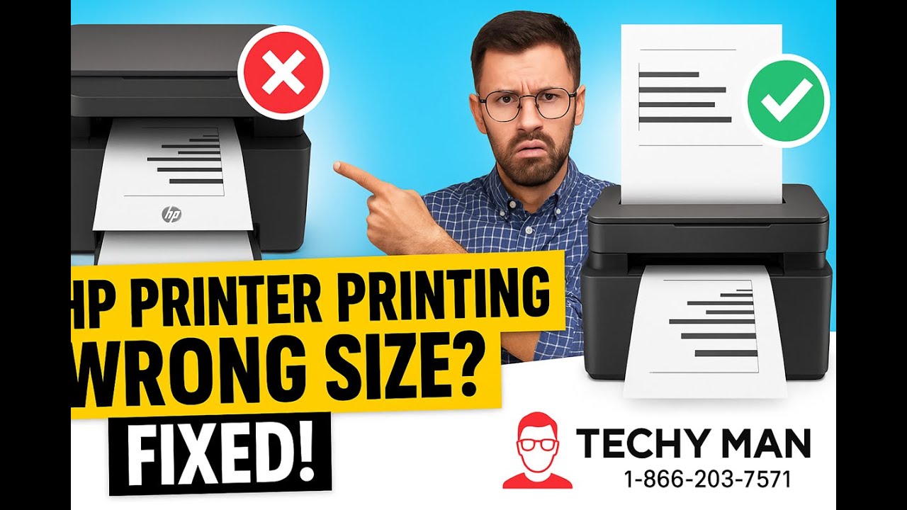 How to Fix an HP Printer That Prints on the Wrong Size Paper | Techy Man Support