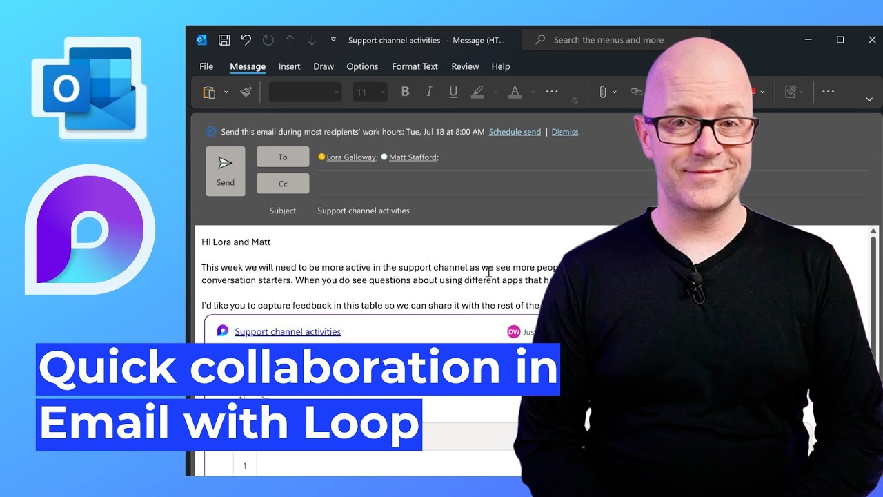 Quick collaboration in the flow of work with Microsoft Loop c...