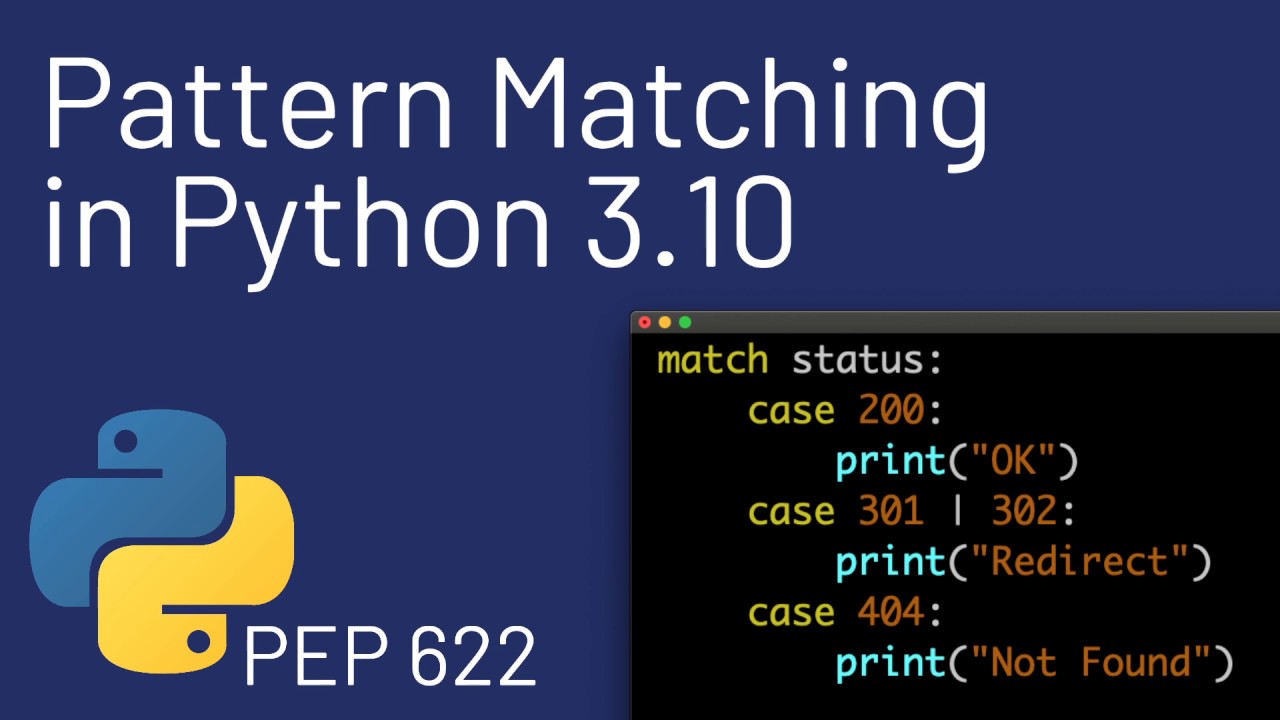 Pattern Matching in Python?