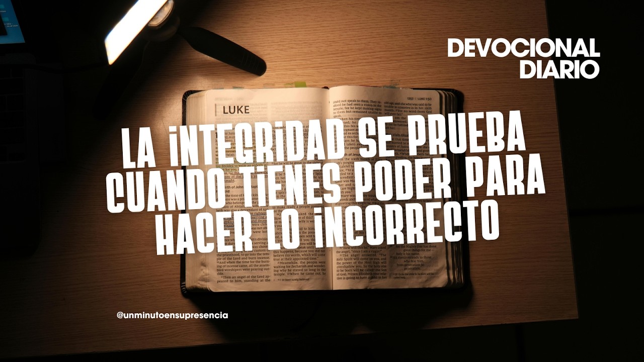 INTEGRITY IS TESTED | DAILY DEVOTIONAL | MAY 5, 2026