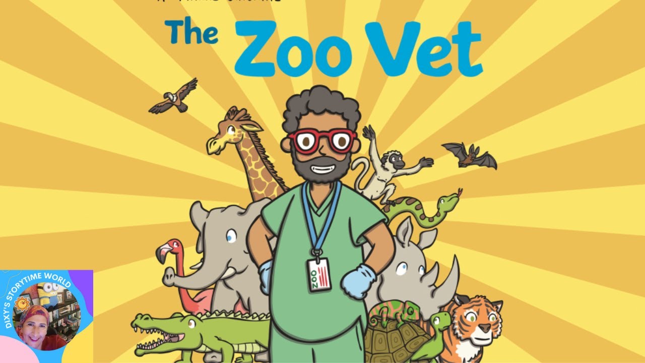 🦍The Zoo Vet📚A Kids Read Along Storybook in HD