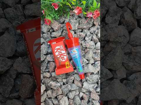 KitKat Nestle Chocolate & Ambrella gems candy #shorts #nestle #chocolate #gems