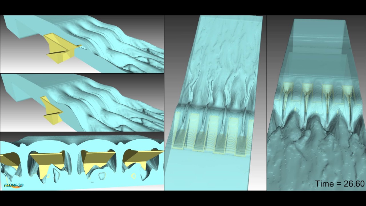P-K Weir Simulation | FLOW-3D HYDRO