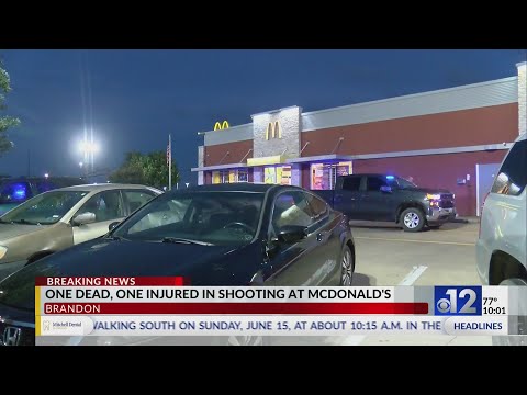 Shooting at Brandon McDonald’s leaves one dead, suspect injured