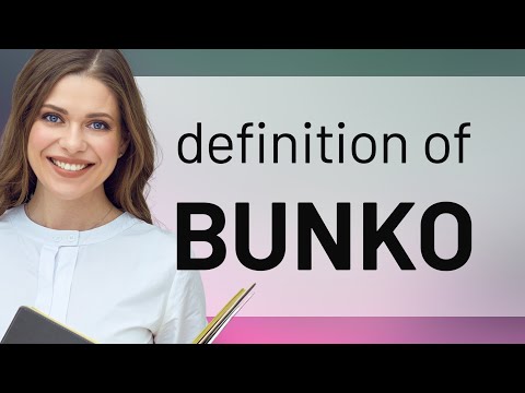 Bunko | what is BUNKO meaning