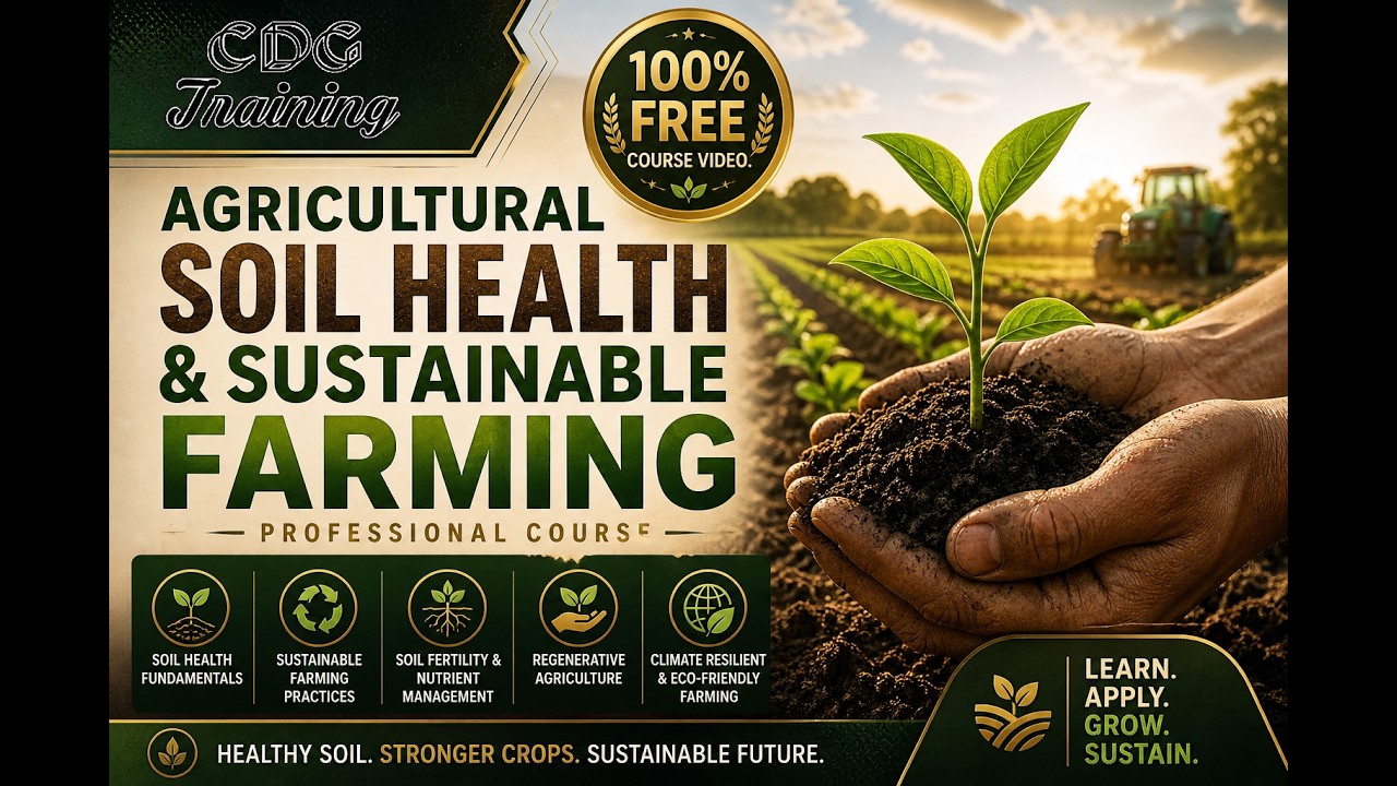 Agricultural Soil Health & Sustainable Farming | Free Course Video