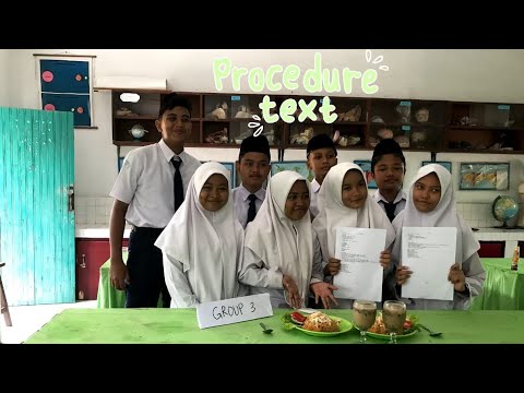 (ENGLISH PRACTICE ) PROCEDURE TEXT - HOW TO MAKE FRIED RICE AND CAPCIN DRINK