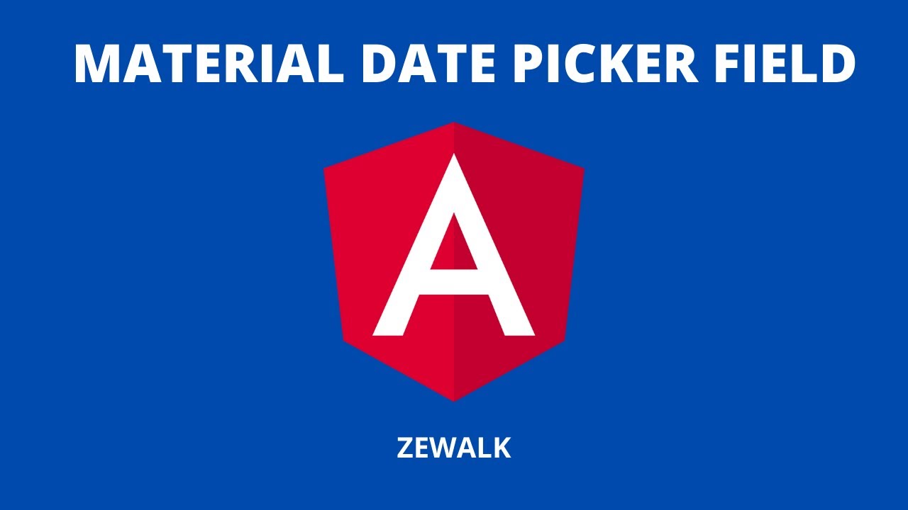 Angular Material Date picker tutorial | Angular Material 12 [2021]
