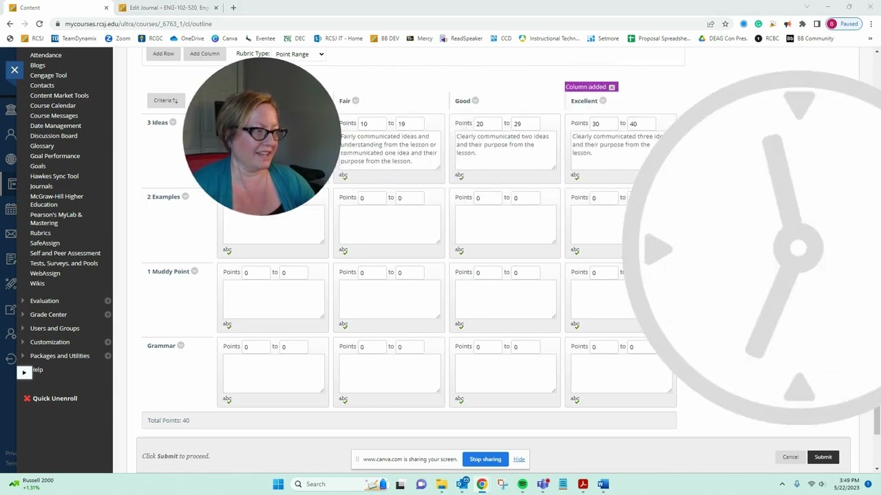 Adding Rubrics to Activities