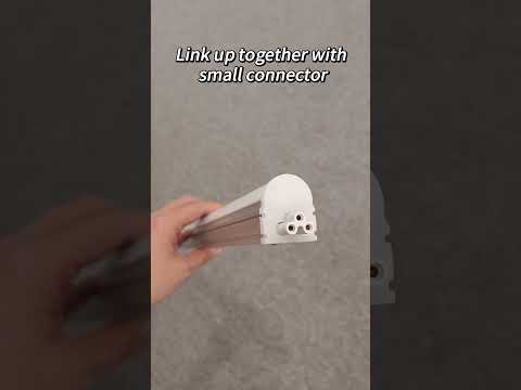 How to connection integrated T8 Tube light? It's easy and quick! #lightingmanufacturer #ledlighting