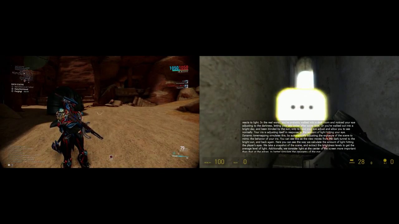 Evolution Engine & Source Engine HDR comparison