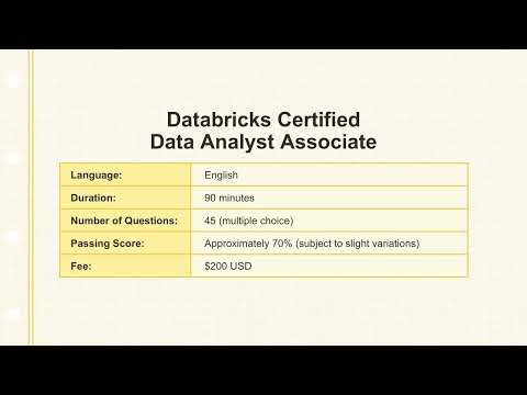 Databricks Certified Data Analyst Associate 2025 ā Mock Exam with Explanations