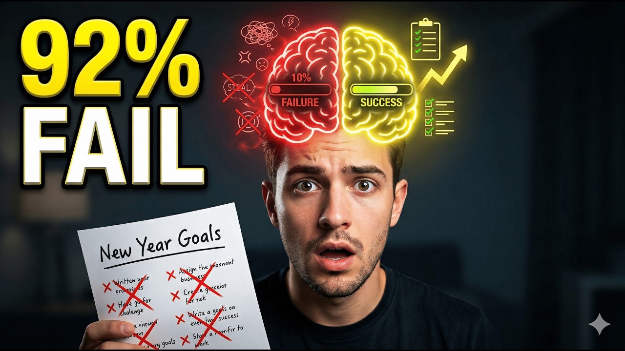 Why 92% of People Fail Their Goals (Psychology Explained)
