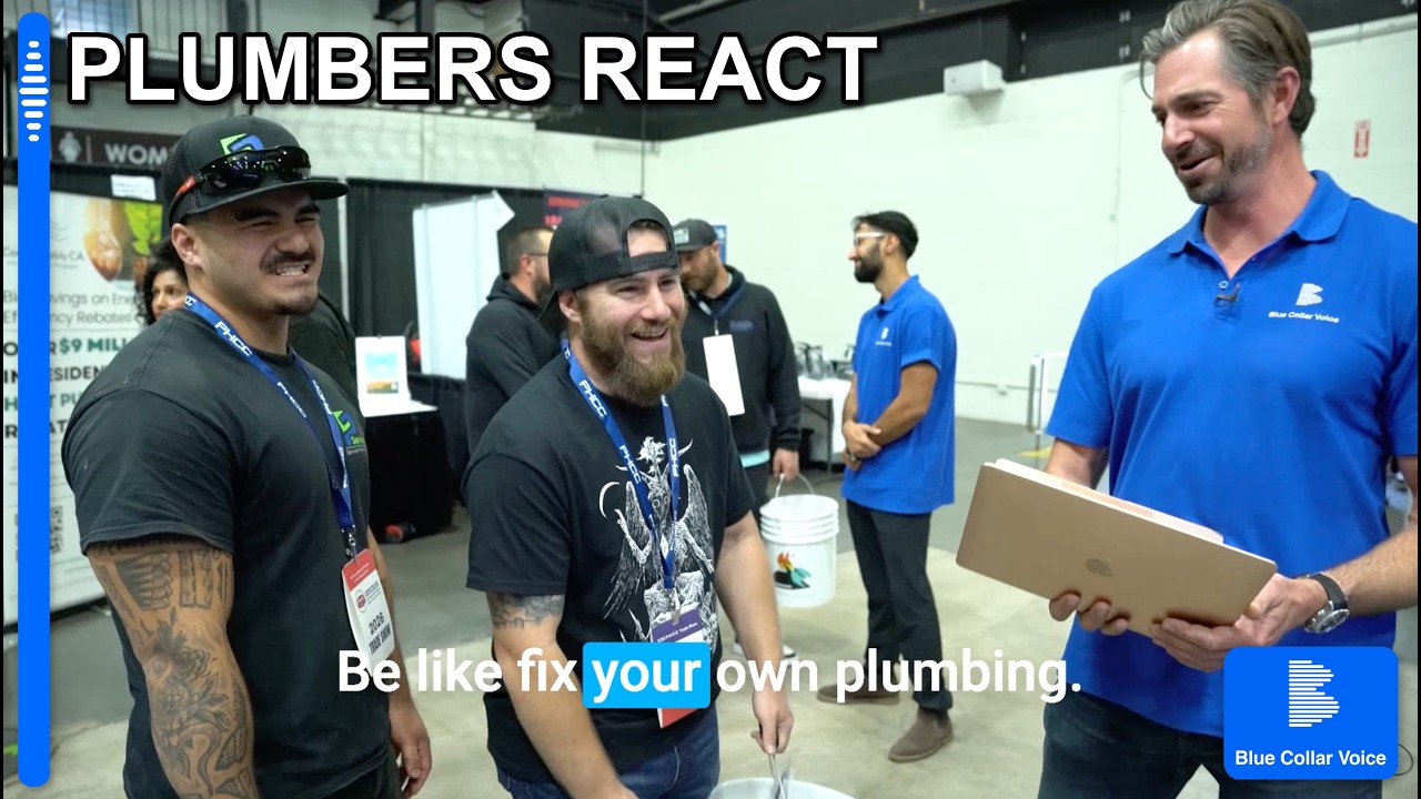 Plumbers React to BlueCollarVoice at PHCC | Live Demo