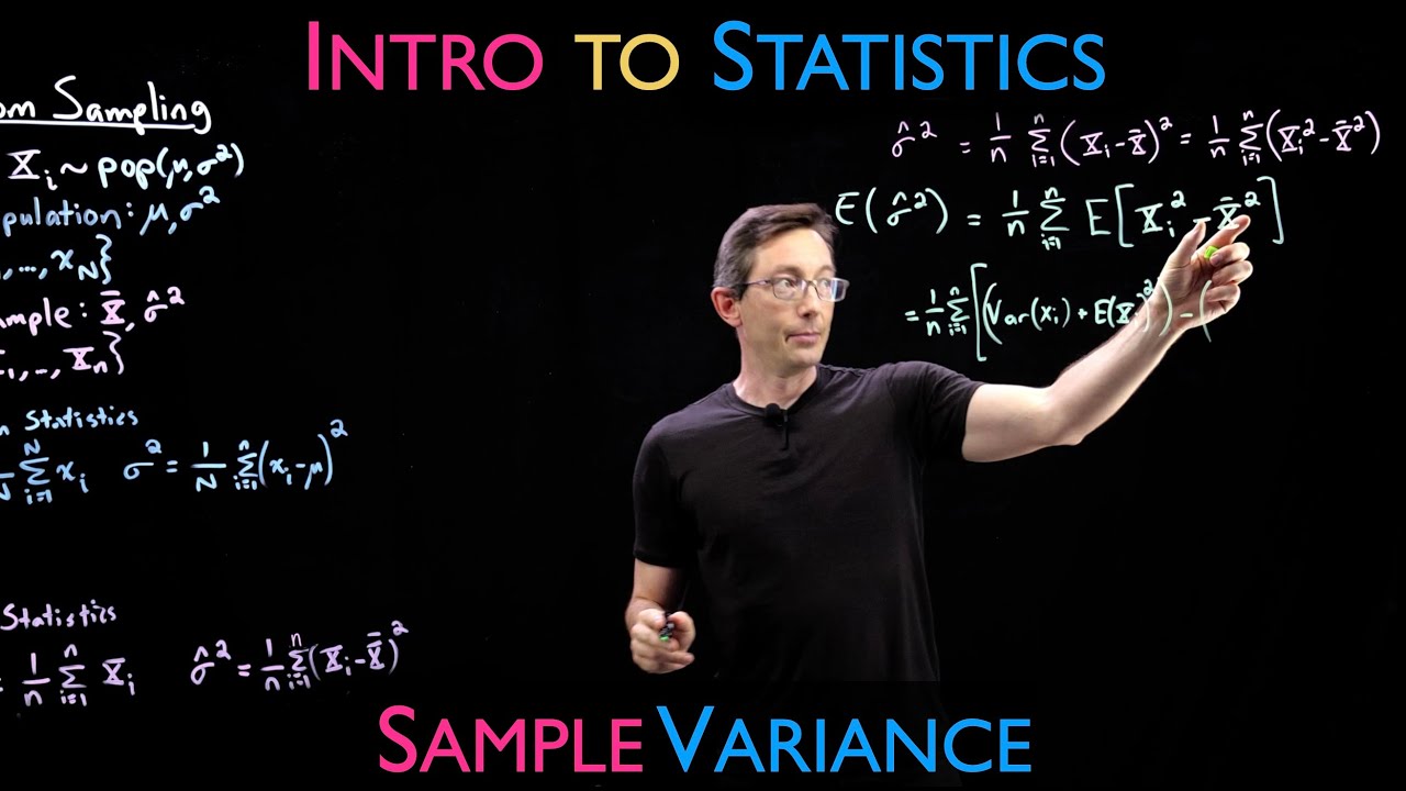 Sample Variance in Random Population Sampling