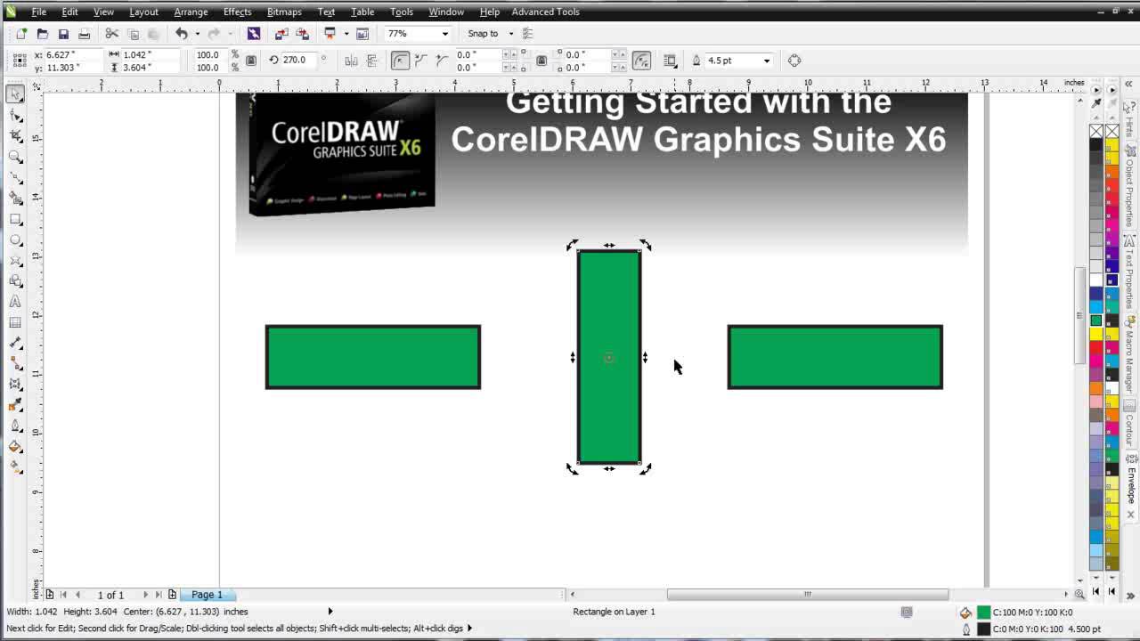 CorelDRAW X6 for beginners aligning and distributing objects.mp4