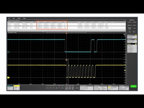 6 Series B MSO Built-in measurements and analysis (Chapter 3)