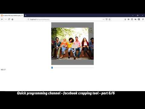 Learn Facebook image cropping tool using Javascript CSS PHP Part6 6 - Mind Luster