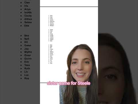 Sister name for Steele, Faye is setting the vibe! #babynames #nameconsultant #girlnames