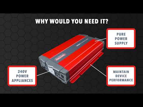 REDARC Pure Sine Wave Inverter - 3000W - 12V- Inverters- Trailer ...