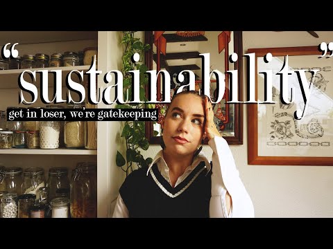 there is a definition of “sustainability” and it is not what you think