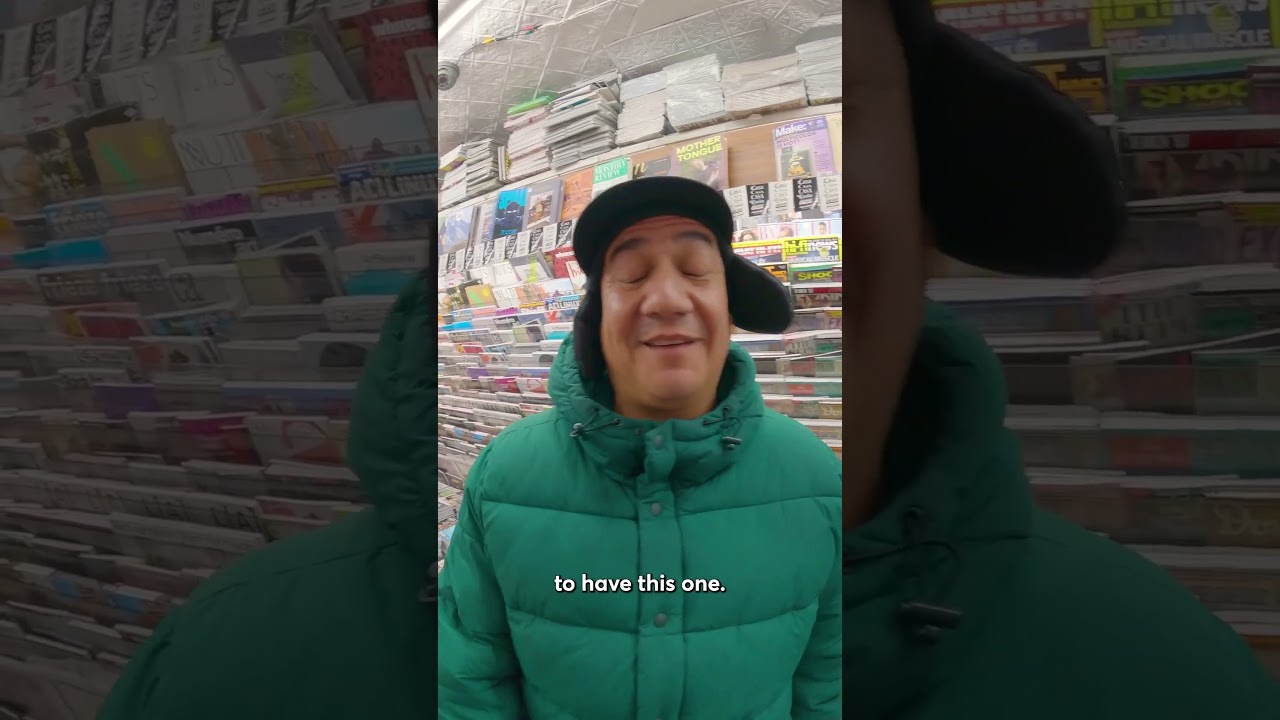 This is one of NYC's last remaining magazine shops